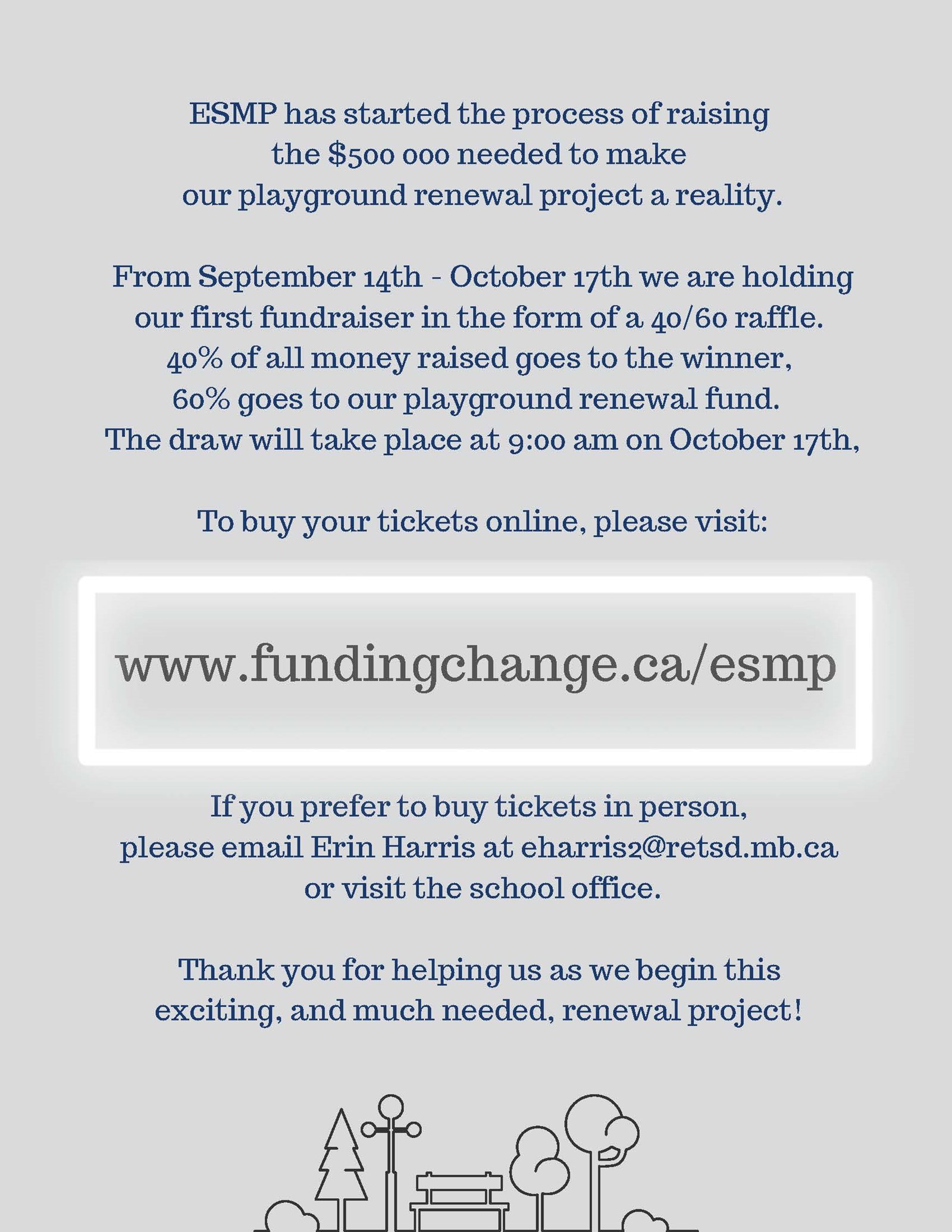 ESMP Playground Renewal Fundraiser